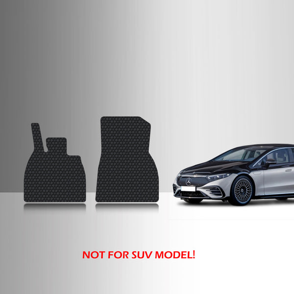 CUSTOM FIT FOR MERCEDES-BENZ EQS Sedan 450+ 2023 Two Front Mats Model ...