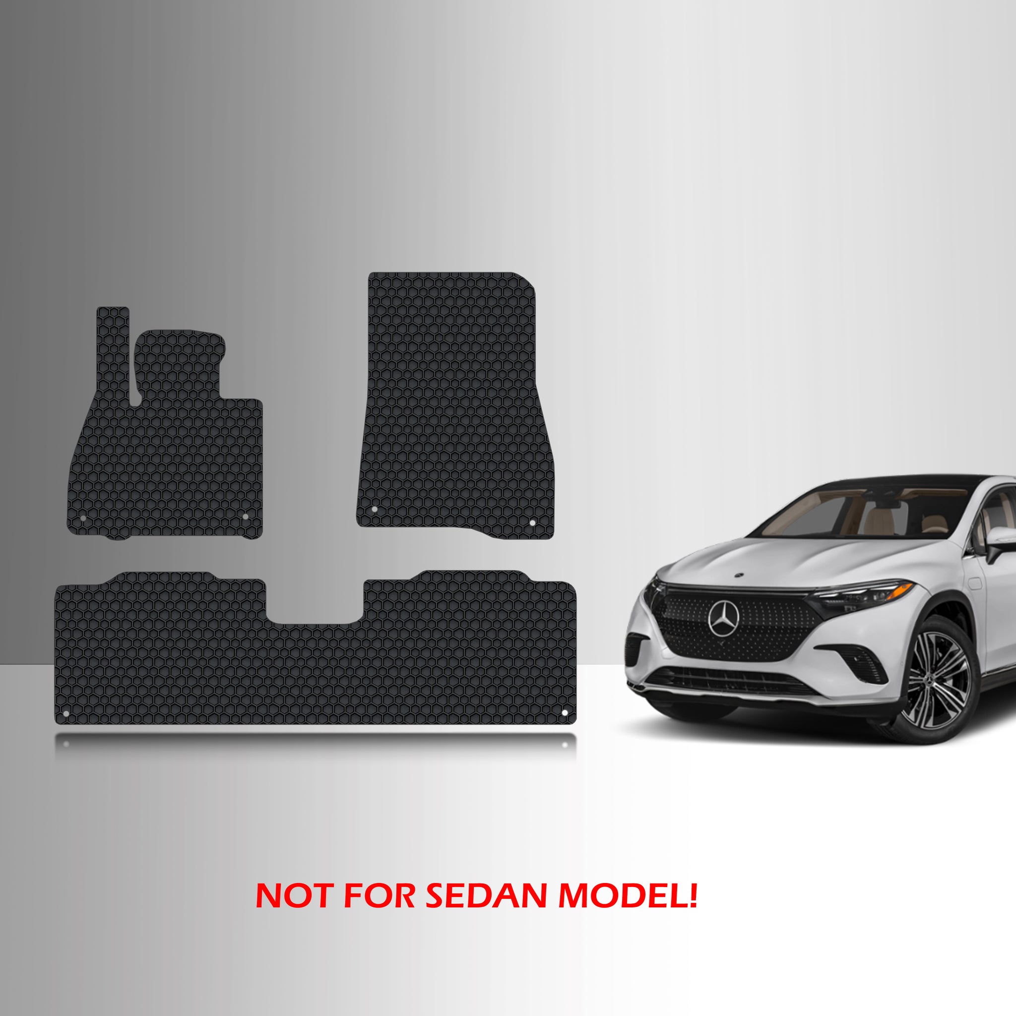 CUSTOM FIT FOR MERCEDES-BENZ EQS SUV 580 2026 1st & 2nd Row Model ...