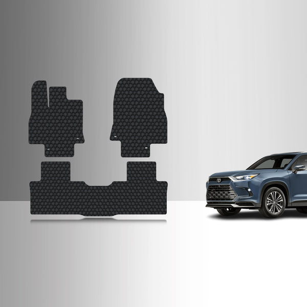 CUSTOM FIT FOR TOYOTA Grand Highlander 2026 1st & 2nd Row 8 Seater ...